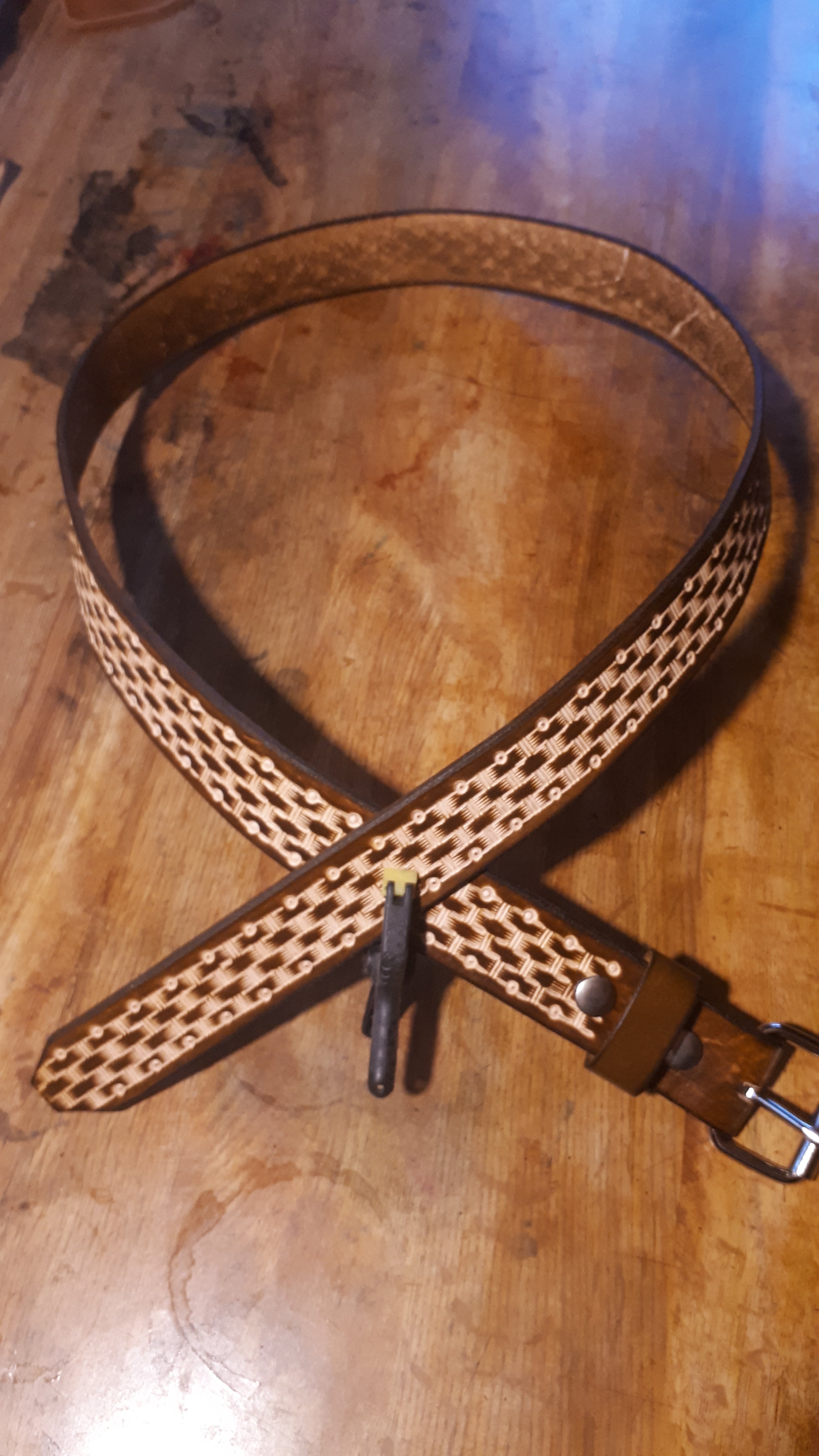 Tooled Leather Belts – Crow Leather's Nest