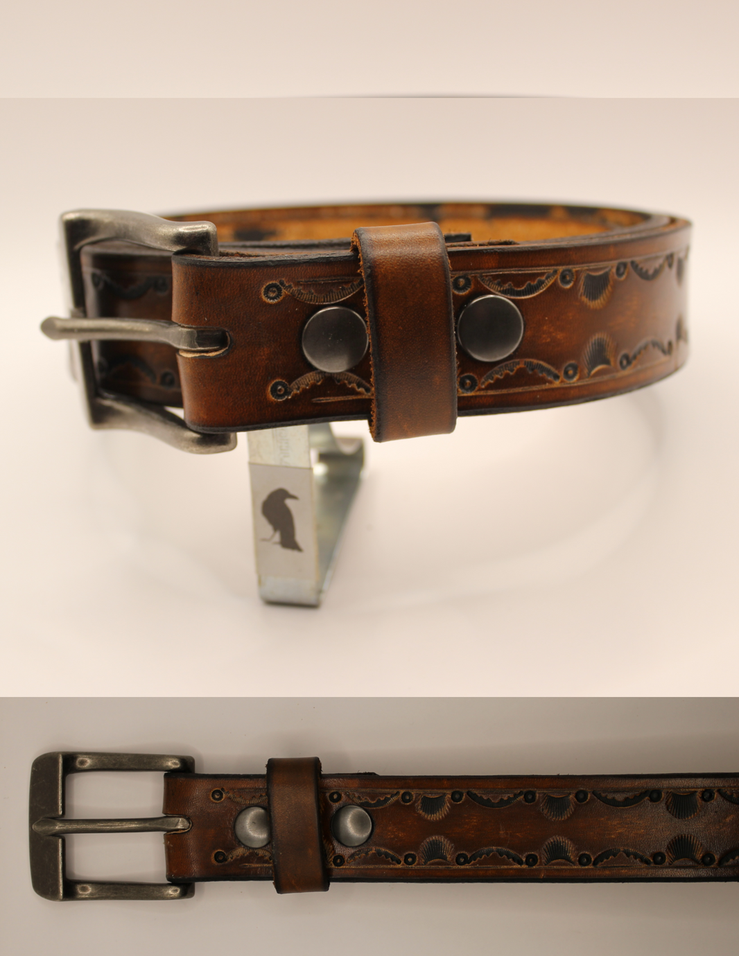 Tooled Leather Belts – Crow Leather's Nest